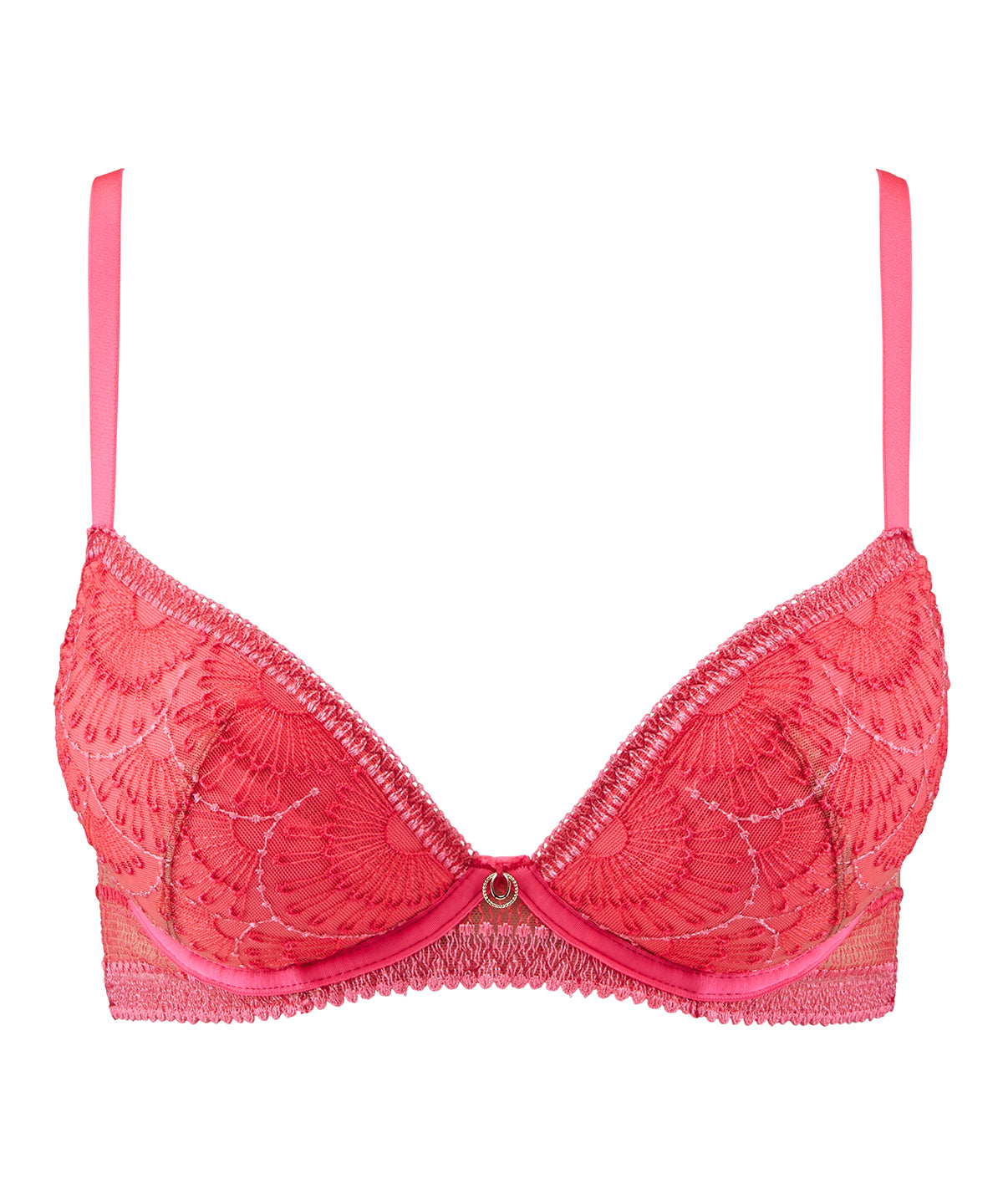 Pure Vibration Pink Flash Push-up bra | Aubade