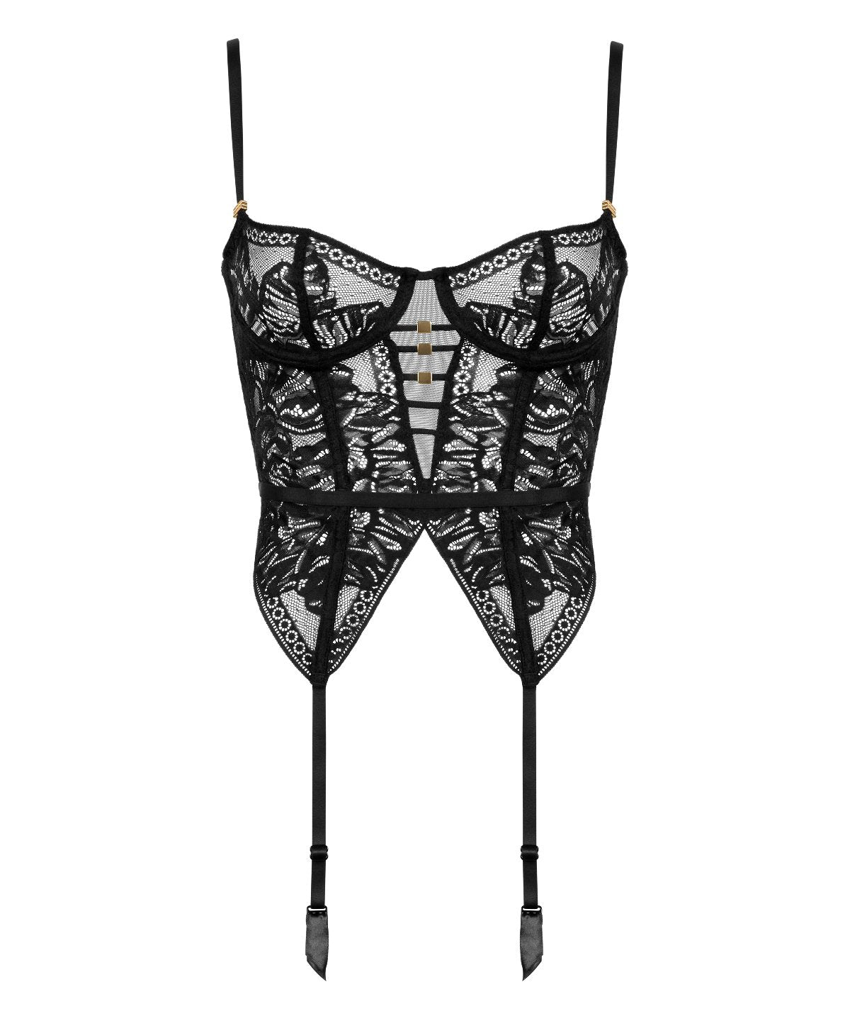 Love Soul Black Underwire basque | Aubade