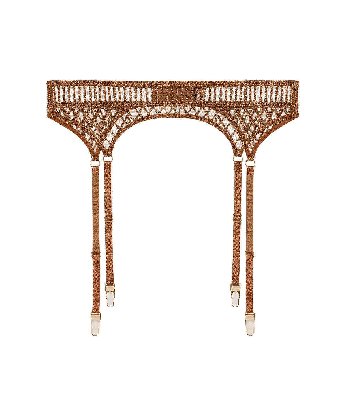 Stardust Dream Amber Gold Porte-jarretelles | Aubade