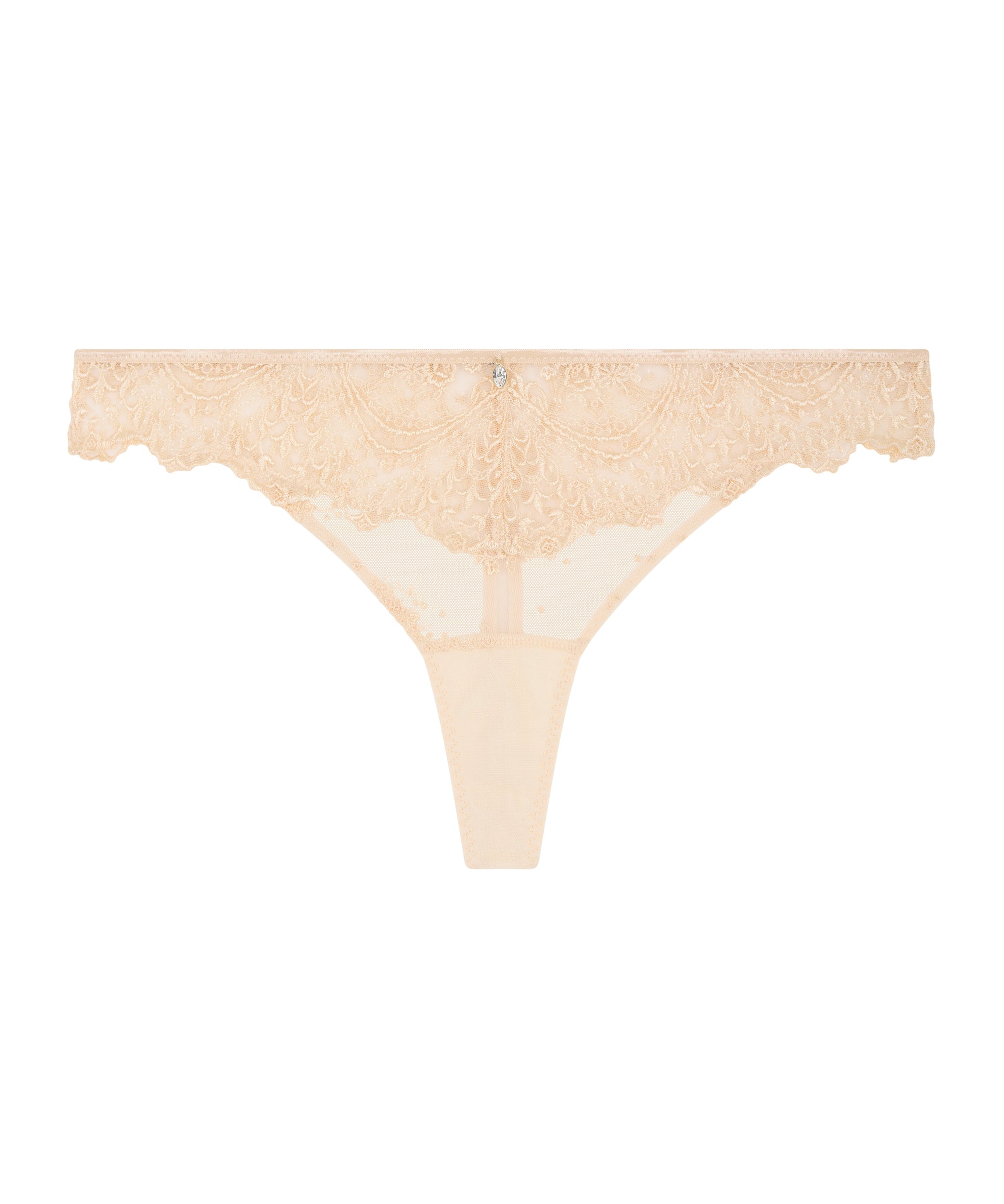 Antique Lights Silk Heaven Tanga | Aubade